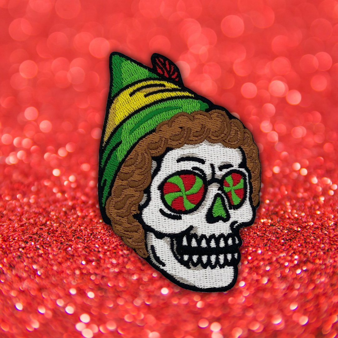 Elf Skull – Red Ink Patches